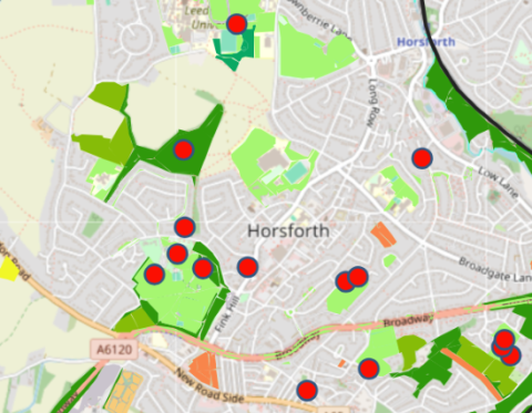 Where is nature being helped in Horsforth? Our new nature map is live ...